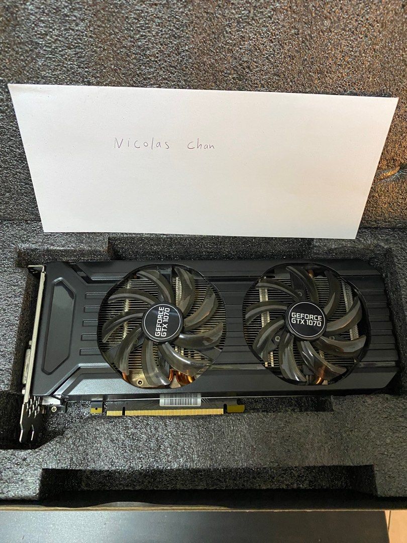 PALIT GTX 1070 8GB DUAL FAN, Computers & Tech, Parts & Accessories ...