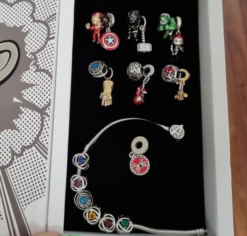 Pandora new marvel charms in silver, Women's Fashion, Jewelry ...