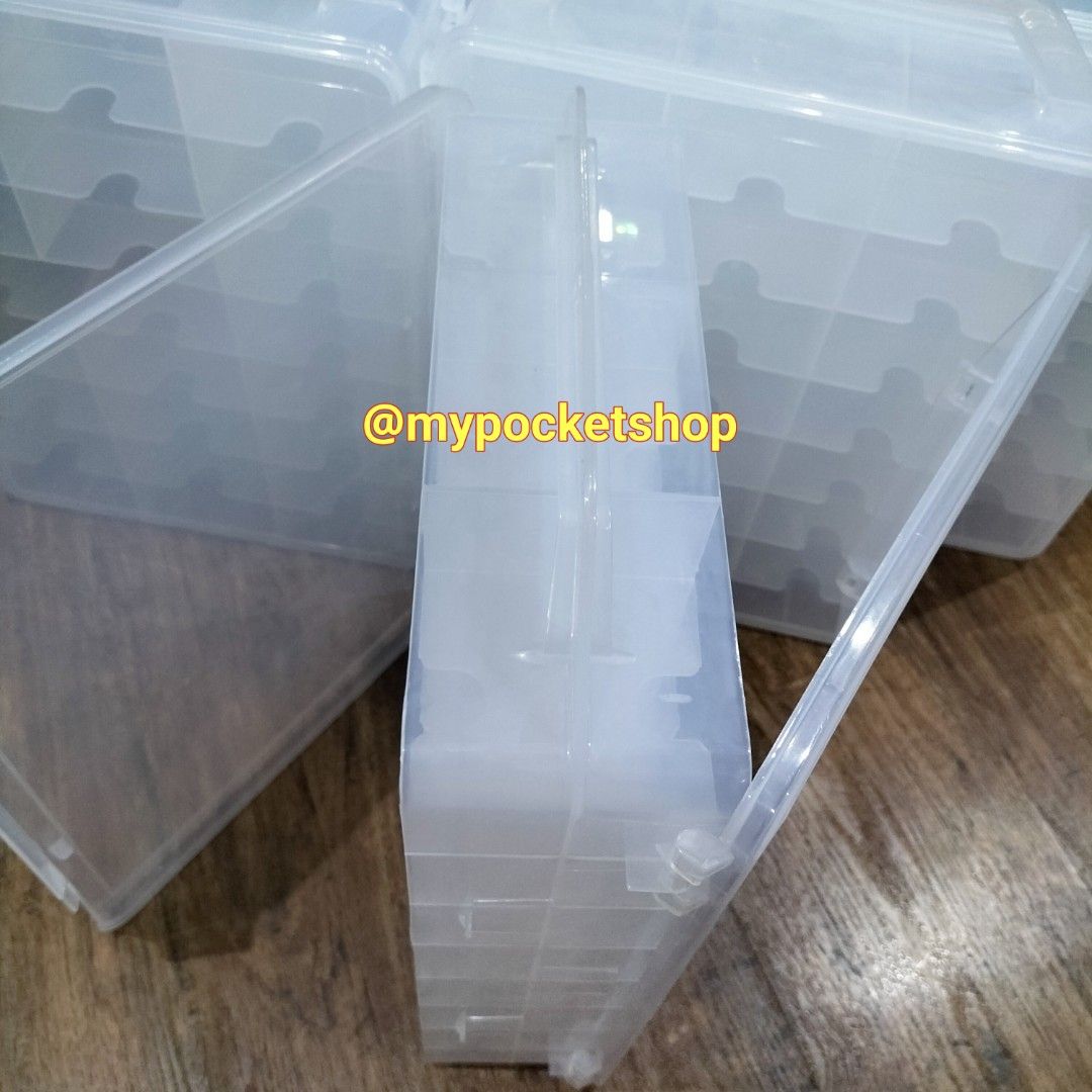 (2 sets available) PLANO DOUBLE SIDED STORAGE CASE - Made in USA / Fits ...