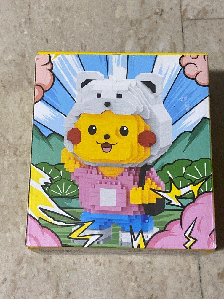POKEMON pikachu figurine building blocks bricks, Hobbies & Toys, Toys ...