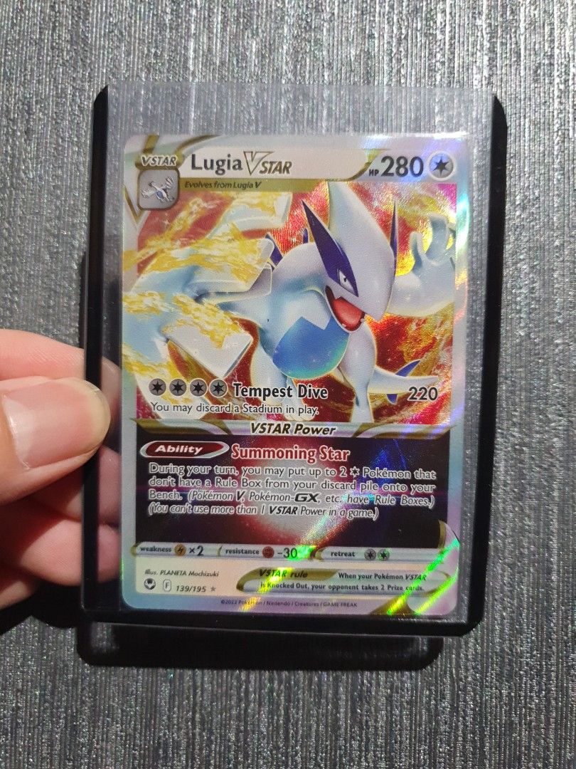 Pokemon TCG Silver Tempest Lugia VSTAR Ultra Rare Card, Hobbies & Toys ...
