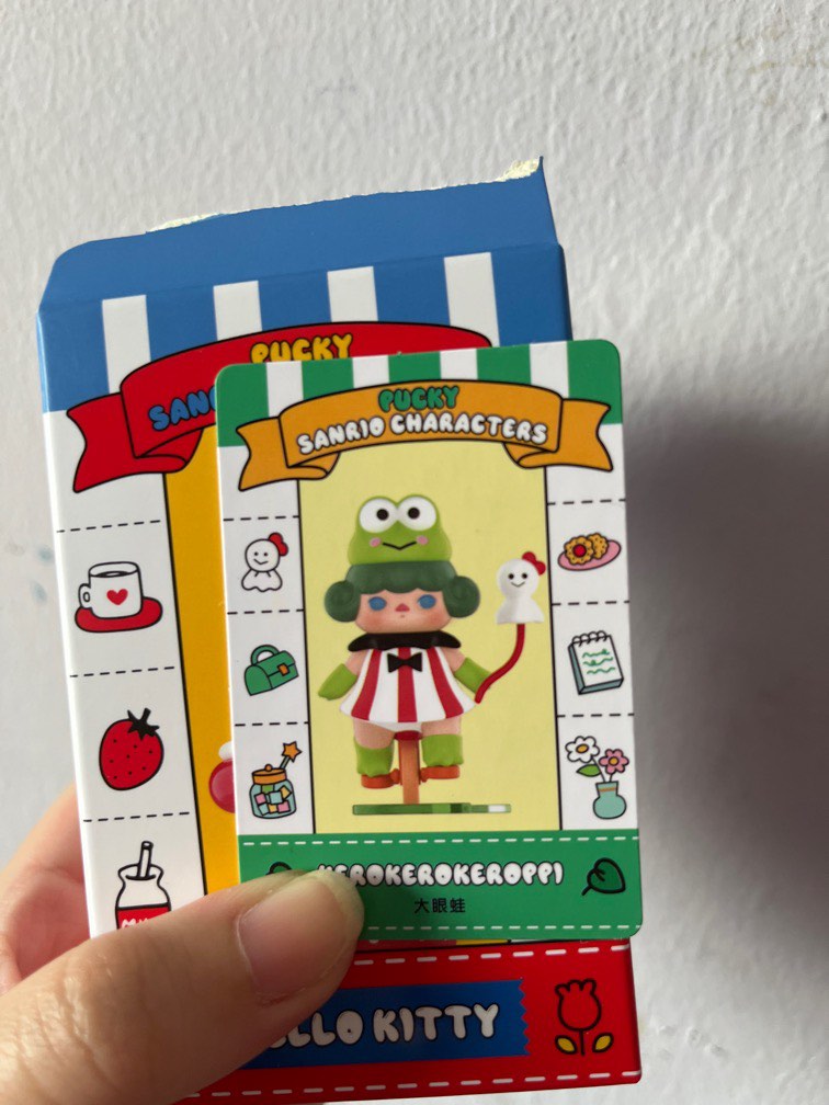 Popmart Pucky sanrio (Kerroppi), Hobbies & Toys, Memorabilia ...