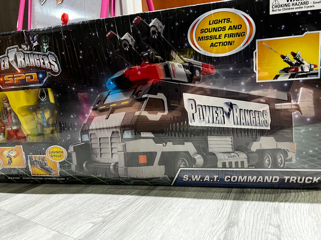 Vintage Power Rangers SPD Swat Command Truck, Hobbies & Toys, Toys ...