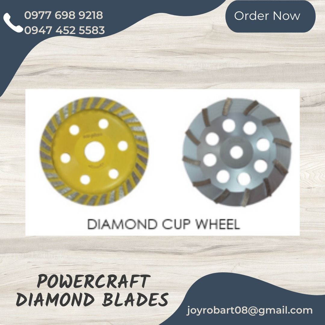 POWERCRAFT DIAMOND BLADES, Commercial & Industrial, Construction Tools & Equipment on Carousell