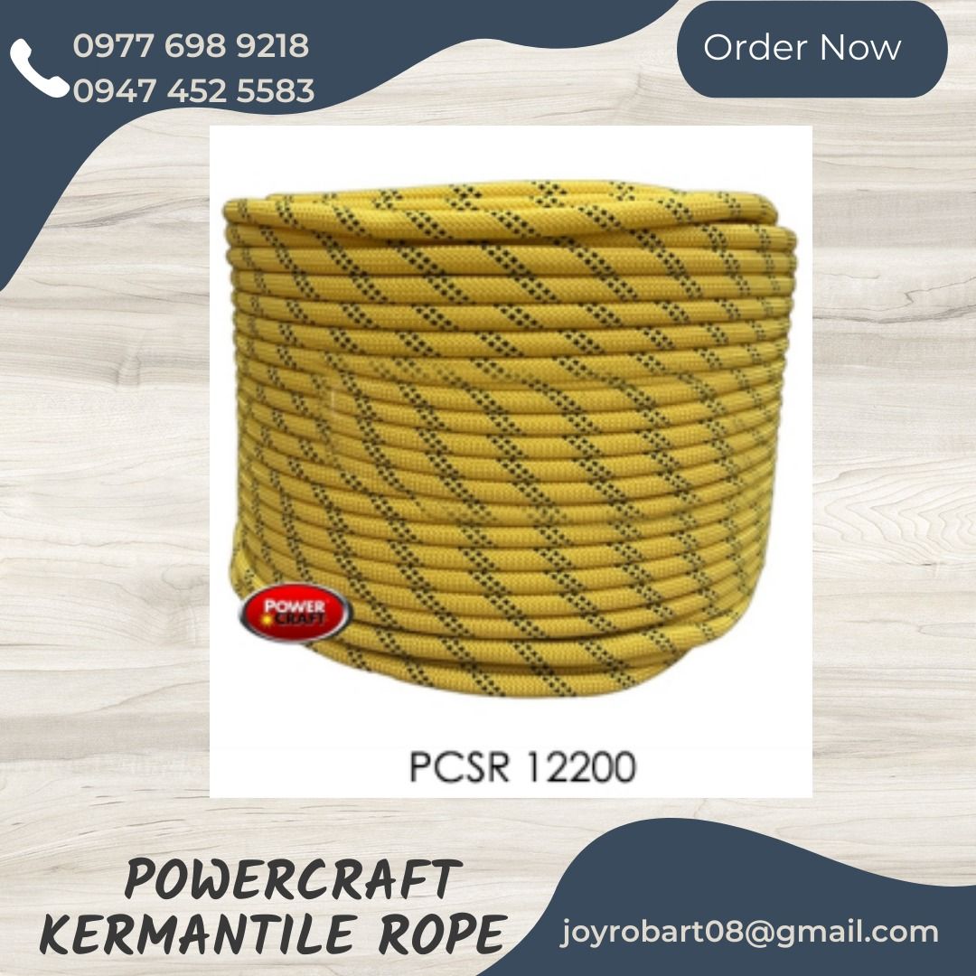 POWERCRAFT KERMANTILE ROPE, Commercial & Industrial, Construction & Building Materials on Carousell