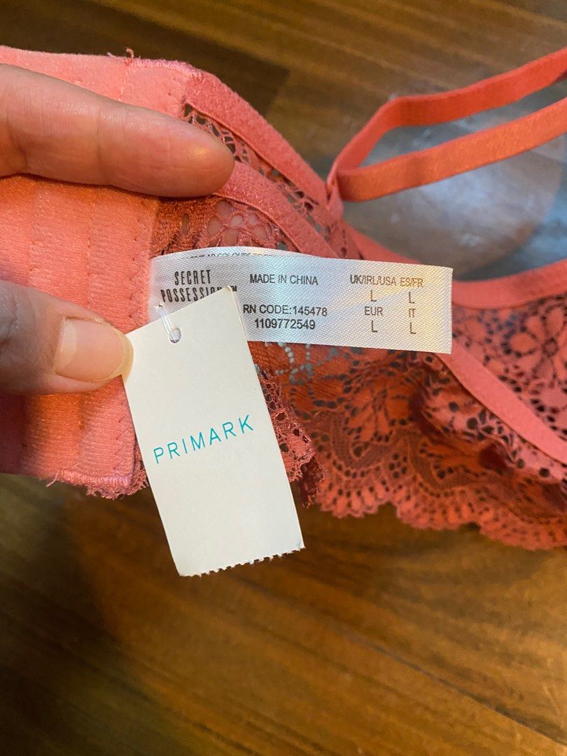 Primark Dusty Pink Bra, Women's Fashion, New Undergarments & Loungewear ...