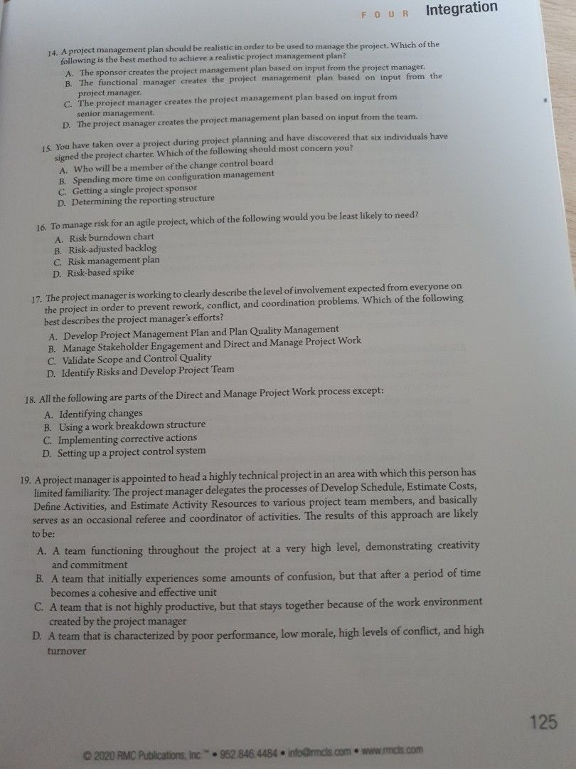Project Management PMP Exam Prep, Hobbies & Toys, Books & Magazines ...