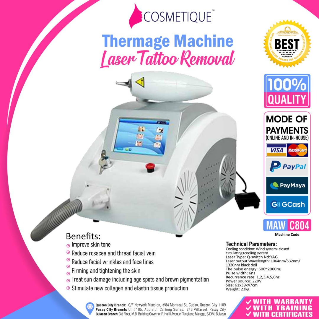 Q Switch NDYAG Laser Machine, Beauty & Personal Care, Face, Face Care ...