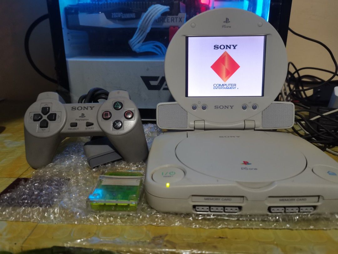 rare psOne modified with sony lcd, Video Gaming, Video Game Consoles ...