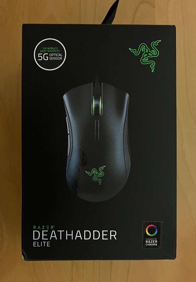 Razer Deathadder Elite Mouse, Computers & Tech, Parts & Accessories ...