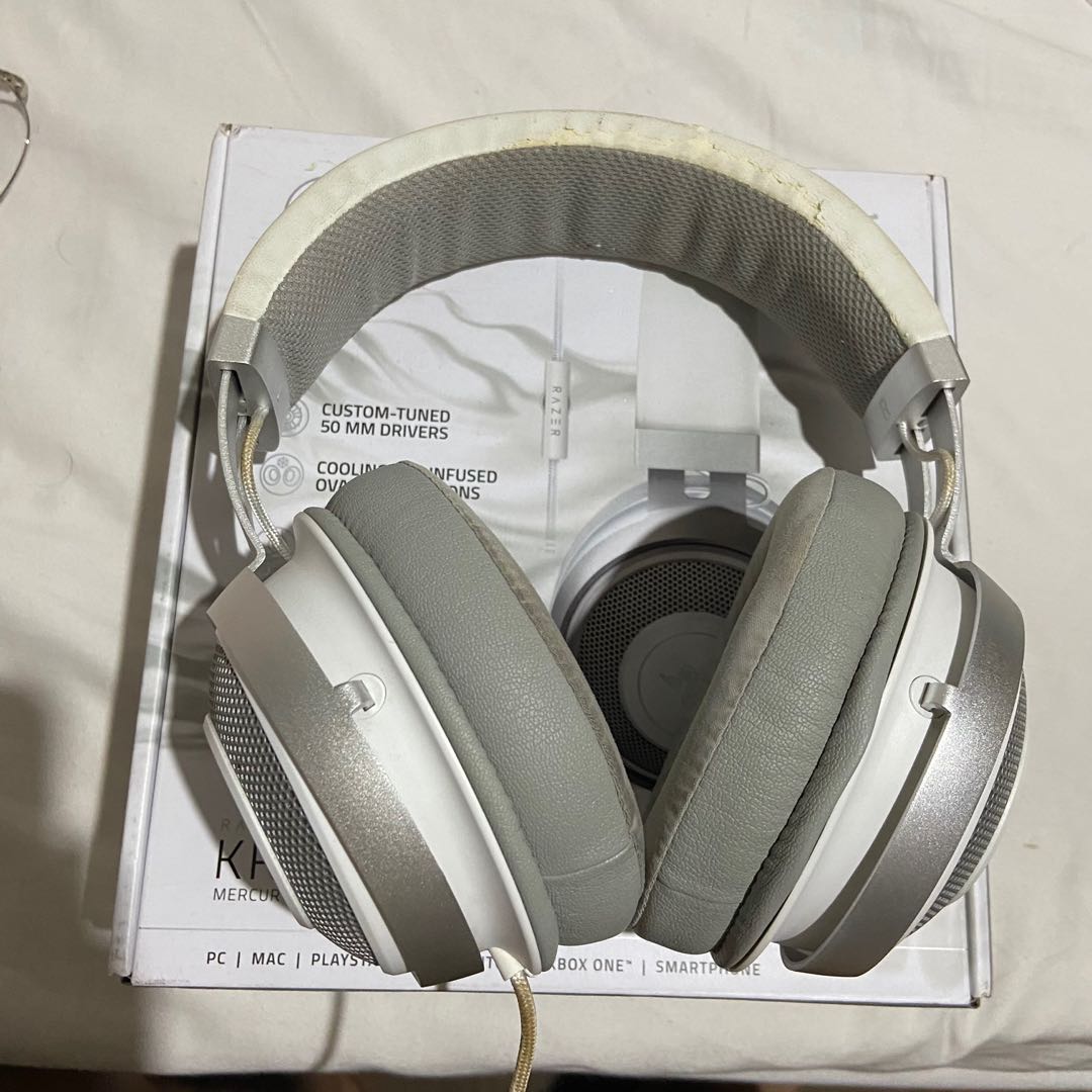 Razer Kraken Mercury Original, Audio, Headphones & Headsets on Carousell