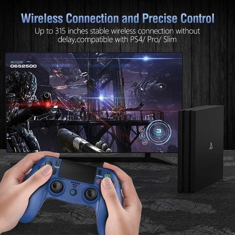 Ready Stock! Gamory Wireless Controllers For Ps4, Wireless Game Controller For Playstation 4/Pro ...
