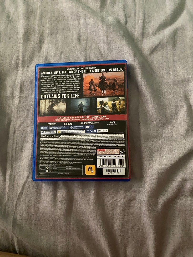 Red dead redemption 2, Video Gaming, Video Games, PlayStation on Carousell