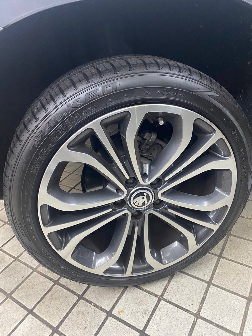 Rims with Falken Tyres, Car Accessories, Tyres & Rims on Carousell