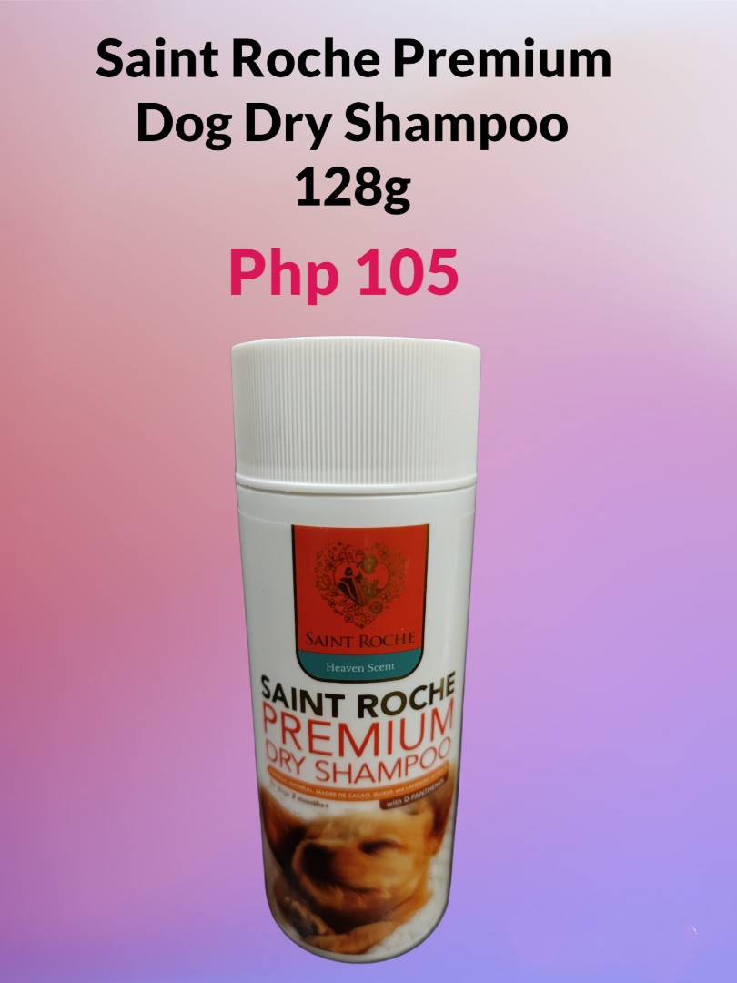 Saint Roche Premium Dog Dry Shampoo 128g, Pet Supplies, Health ...
