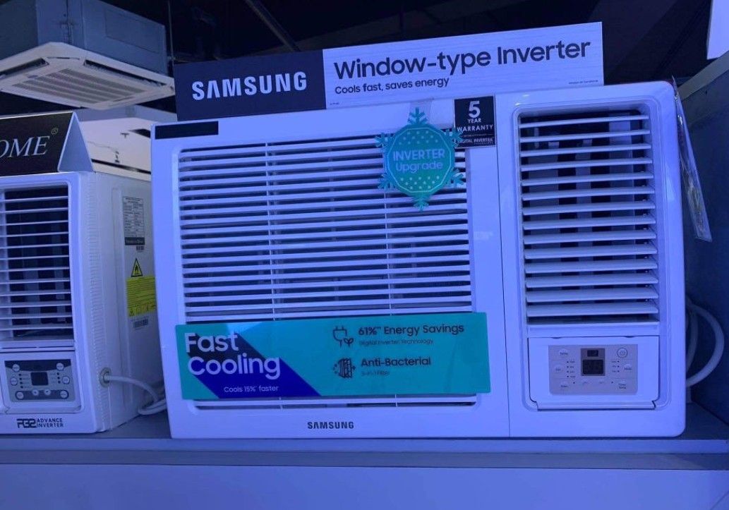 SAMSUNG WINDOW TYPE AIRCON INVERTER SERIES, TV & Home Appliances, Air ...