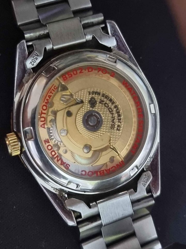 Sandoz Gold Silver Stainless Steel Automatic, Luxury, Watches on Carousell