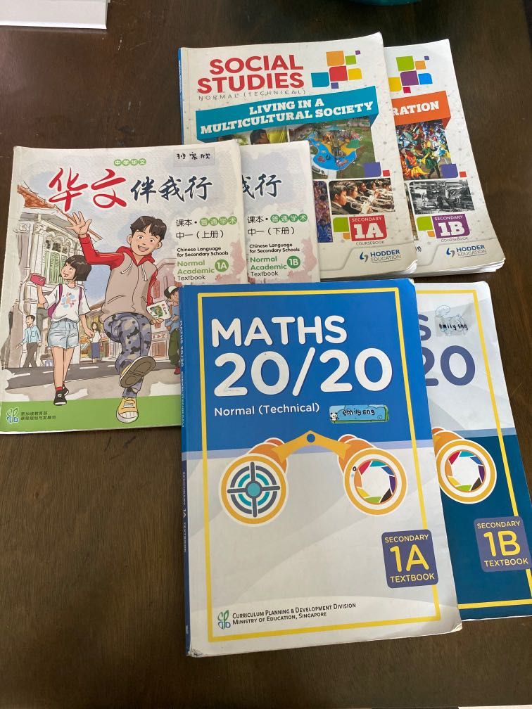 Secondary 1 textbooks, Hobbies & Toys, Books & Magazines, Textbooks on ...