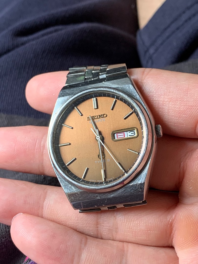 [SOLD] Seiko Type II Quartz 1978 with Kanji Date, Men's Fashion ...