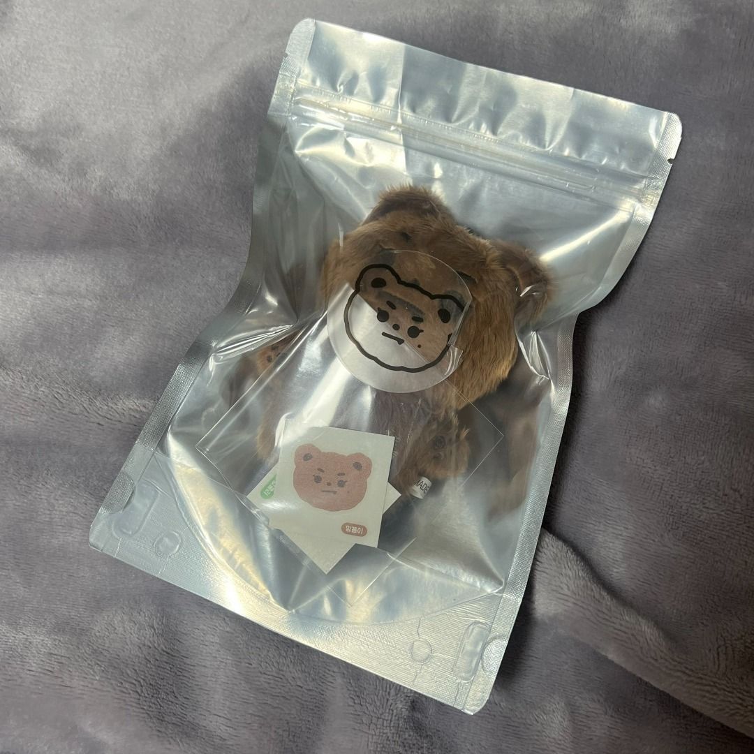 Seventeen SVT Mingyu Mingkkomi 10cm Bear Doll by @ggomin9, Hobbies ...