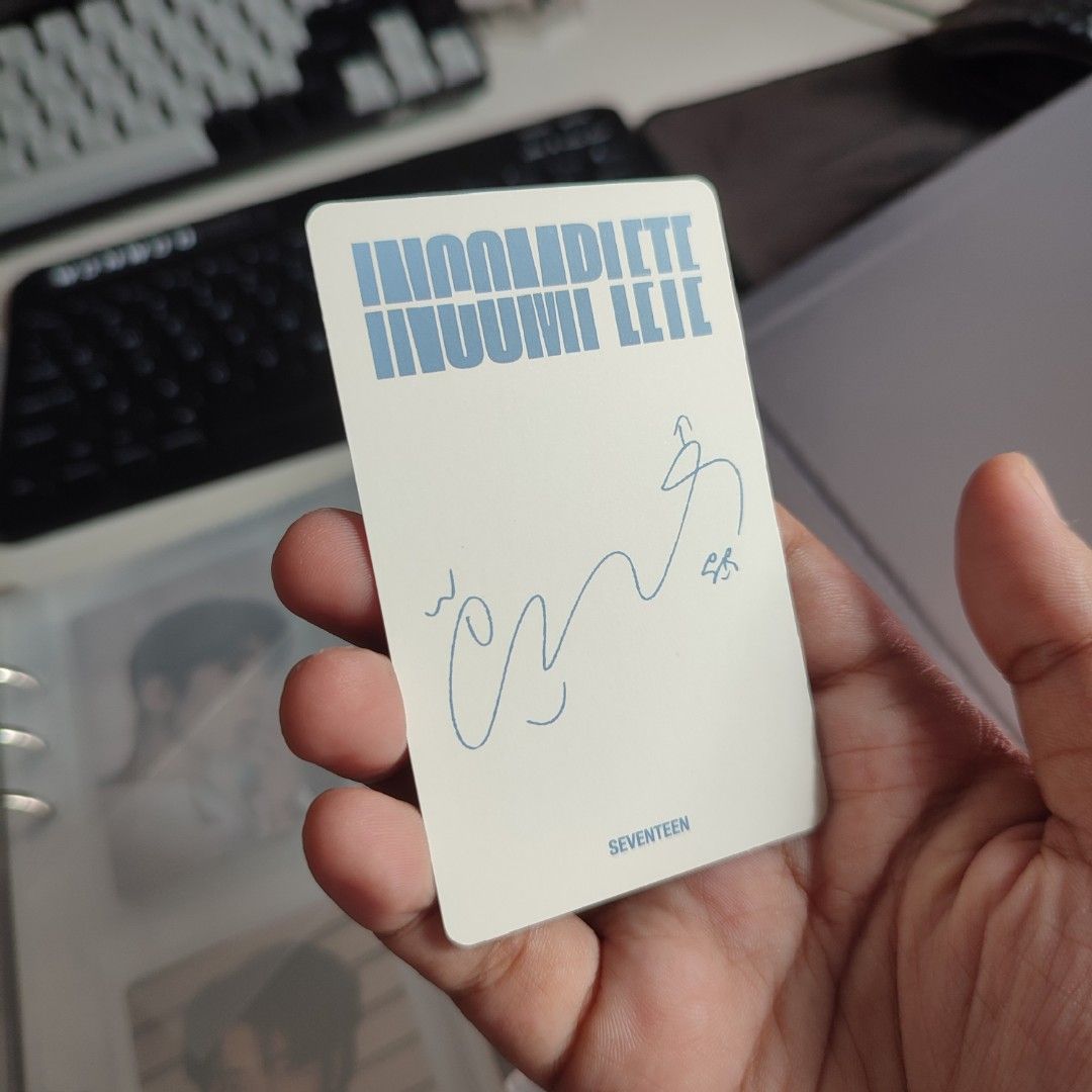 SEVENTEEN SVT Wonwoo Incomplete DVD Photocard PC, Hobbies & Toys ...