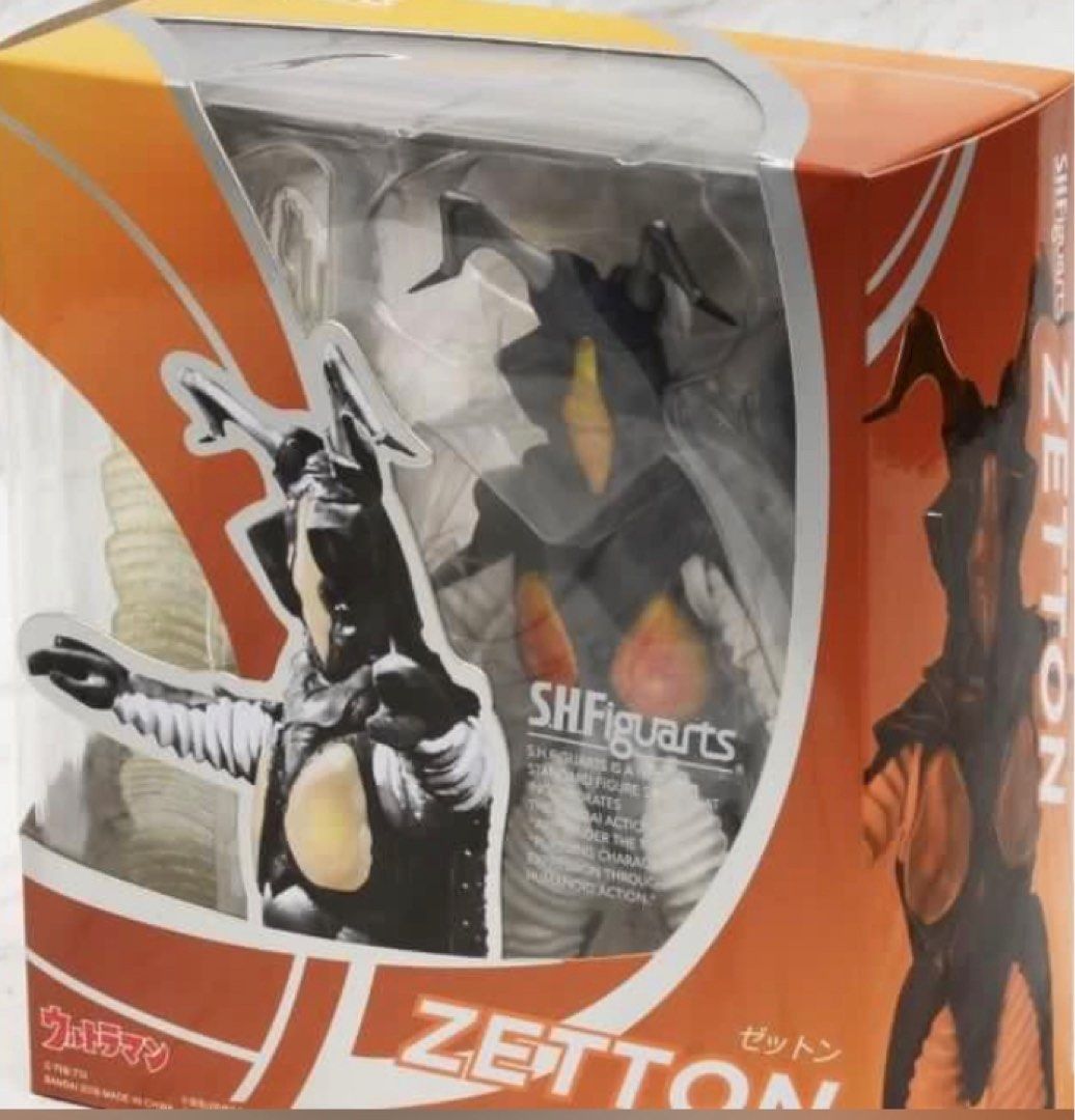 S.H.Figuarts Shf Ultraman 超人 怪獸 積頓 Zetton 再版 龘, 興趣及遊戲, 玩具 & 遊戲類 - Carousell