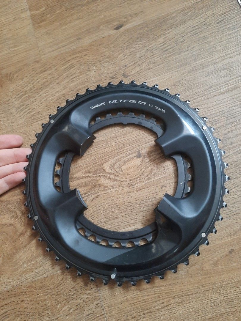 Shimano ultegra r8000 chainring 50 34, Sports Equipment, Bicycles ...