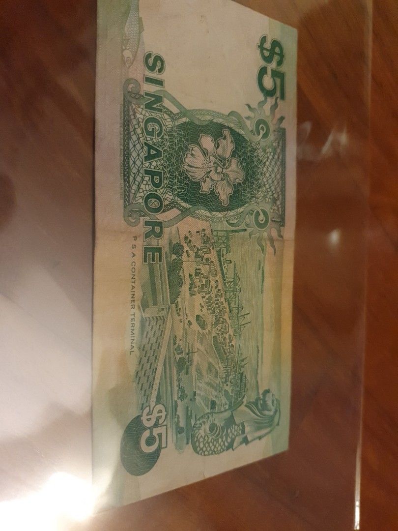 Ship series $5 note SGD, Hobbies & Toys, Memorabilia & Collectibles ...