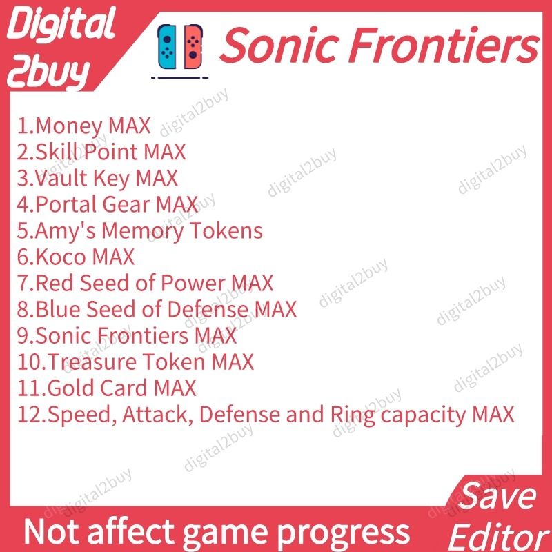 Sonic Frontiers Save Editor Sonic Frontiers Save Modding, Video Gaming ...