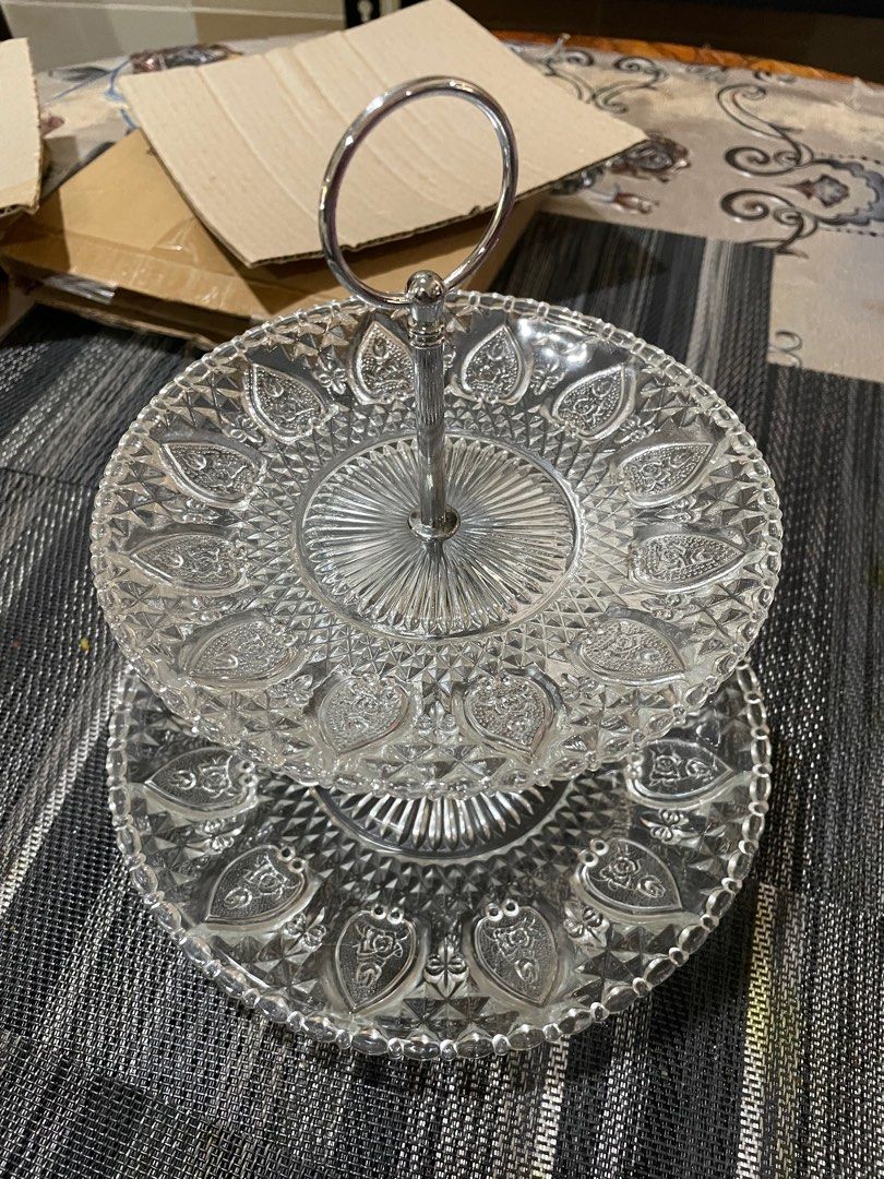 Ssf 2 Tier Dessert Tray Furniture And Home Living Kitchenware And Tableware Other Kitchenware