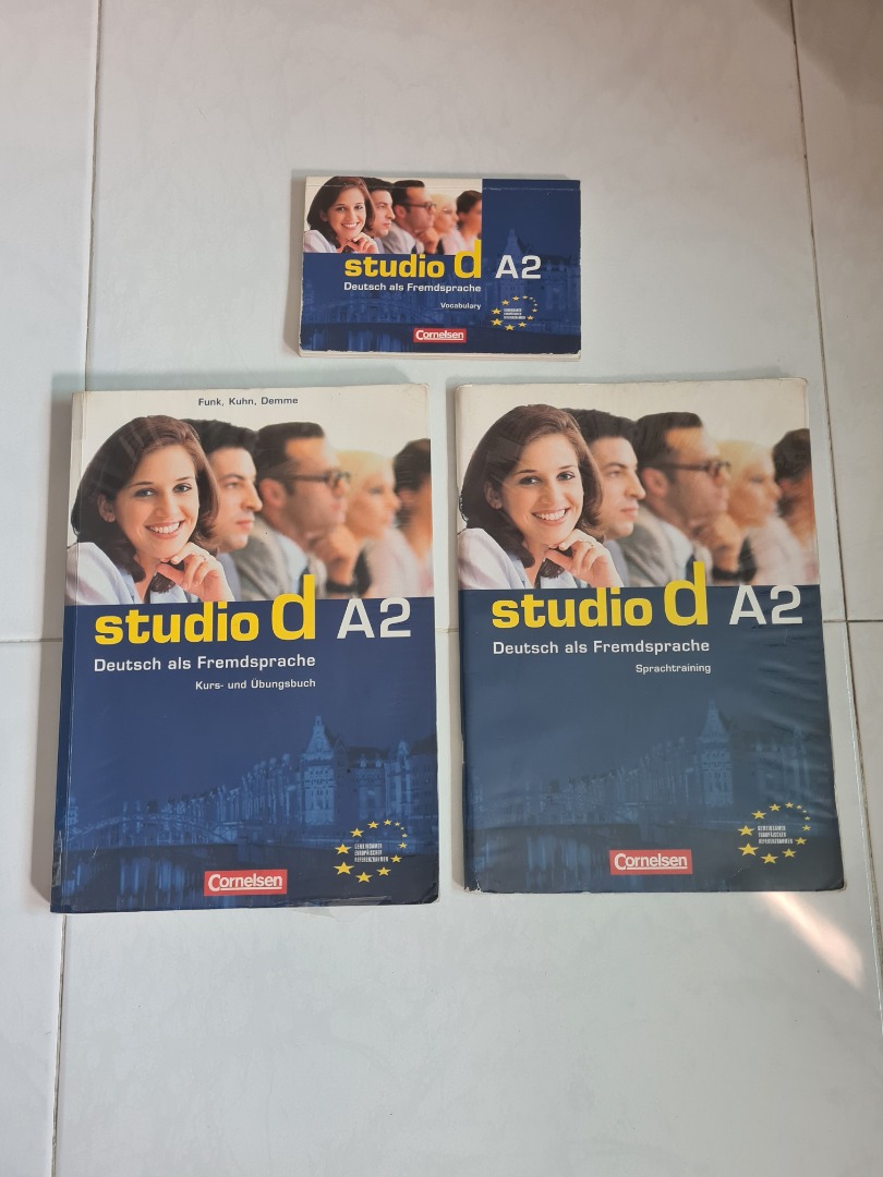 studio d A2 set (German language), Hobbies & Toys, Books & Magazines, Textbooks on Carousell