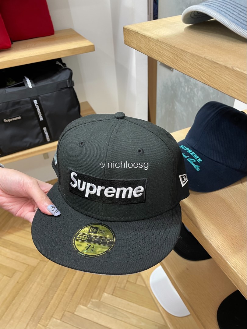 SUPREME MONEY BOX LOGO NEW ERA, Men's Fashion, Watches & Accessories ...