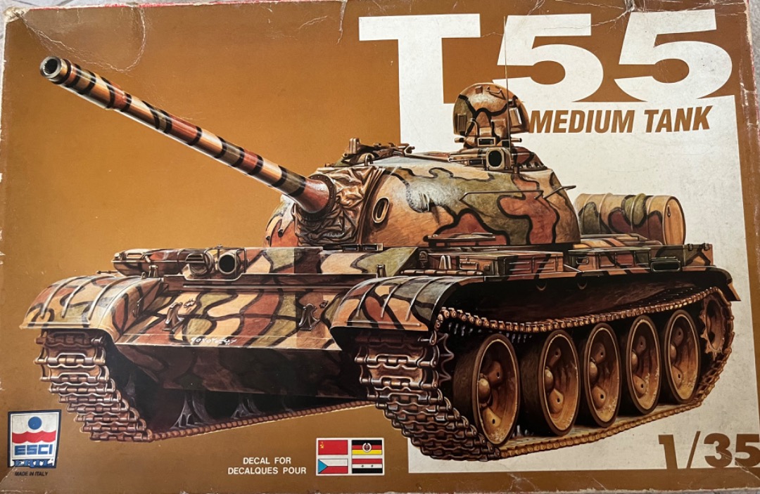意大利製造前蘇聯T-55坦克車模型, 興趣及遊戲, 玩具 & 遊戲類 - Carousell