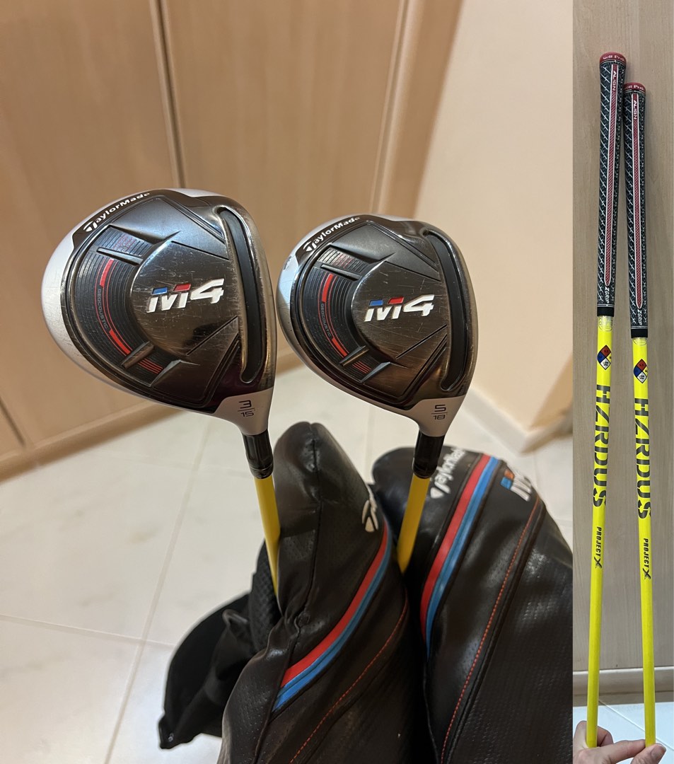 Taylormade M4 3 Wood and 5 Wood (With PREMIUM AFTERMARKET Project X ...