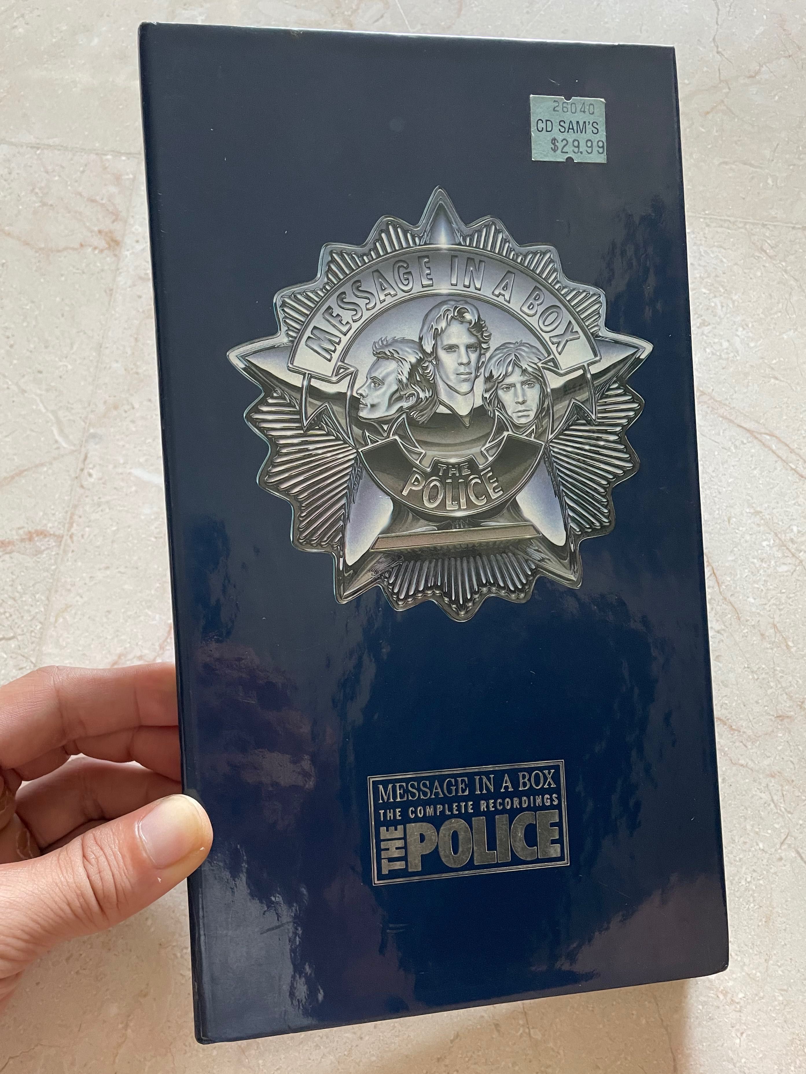 The Police Message In A Box 4-CD box set Sting B-sides live rarities ...