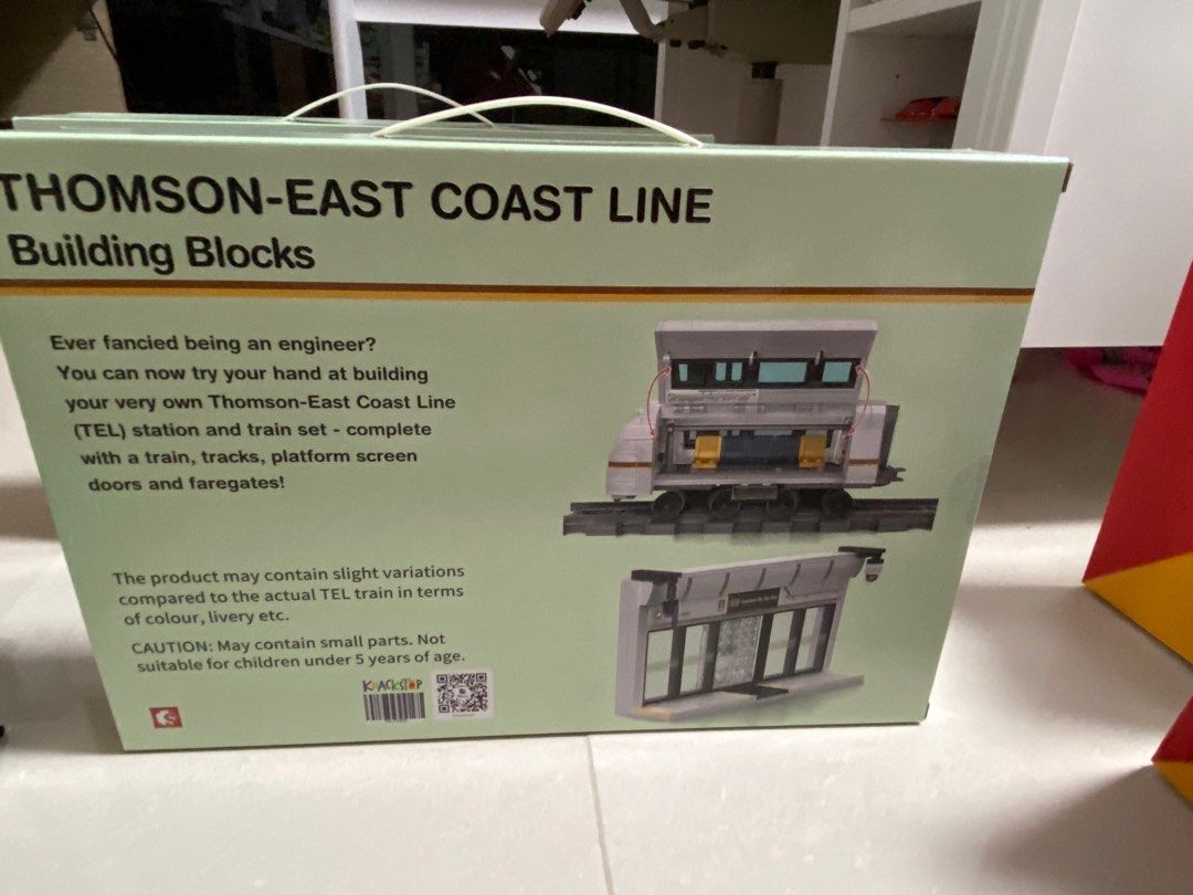 Thomson East Coast MRT line train Building Blocks TEL 3, Hobbies & Toys ...