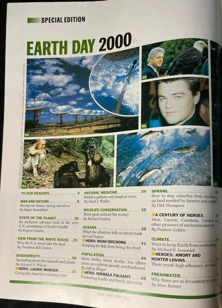 Time Earth Day 2000 Special Edition, Hobbies & Toys, Books & Magazines ...