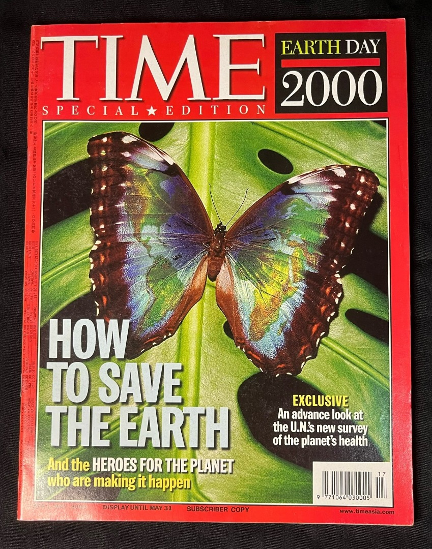 Time Earth Day 2000 Special Edition, Hobbies & Toys, Books & Magazines ...