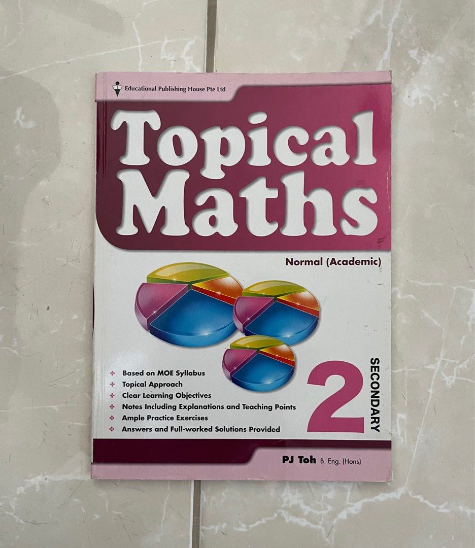 Topical maths Secondary 2 Form 2 EPH, Hobbies & Toys, Books & Magazines ...