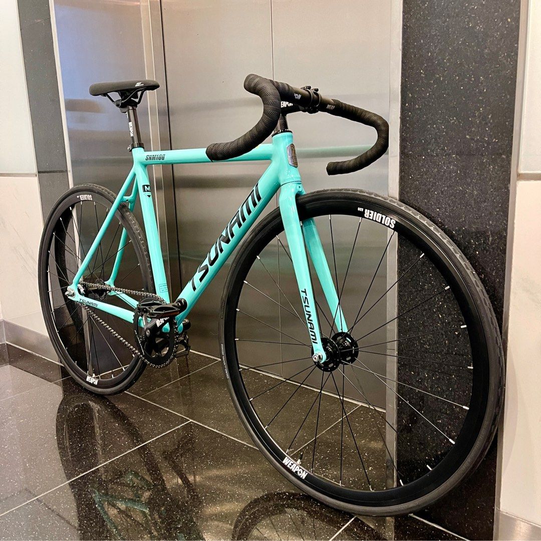 Tsunami SNM 100/ fixie gear bike /frame set( $330)/complete bike ($659)/brand new/single speed ...
