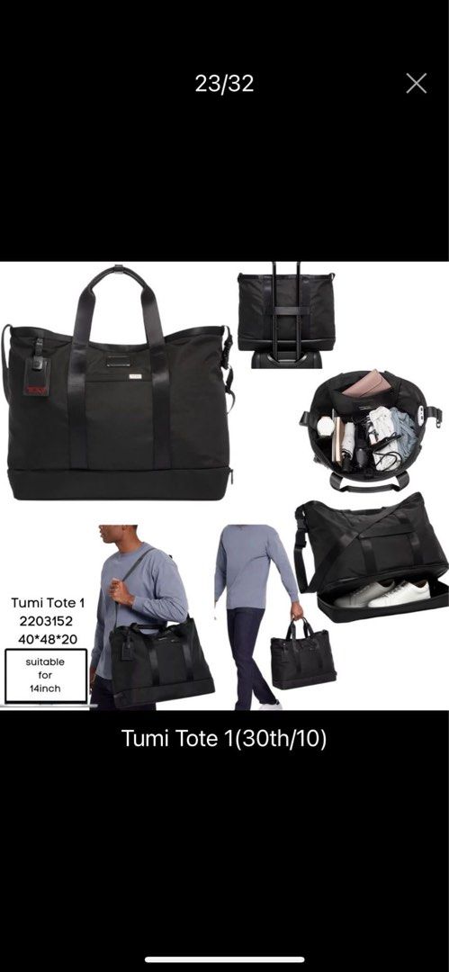 Tumi Tote Bag, Men's Fashion, Bags, Sling Bags on Carousell