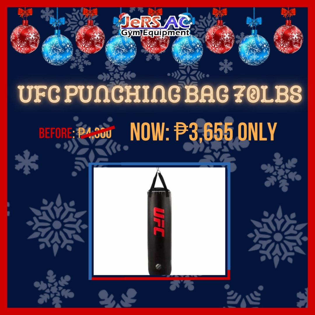 UFC Punching Bag 70lbs, Sports Equipment, Exercise & Fitness, Cardio ...