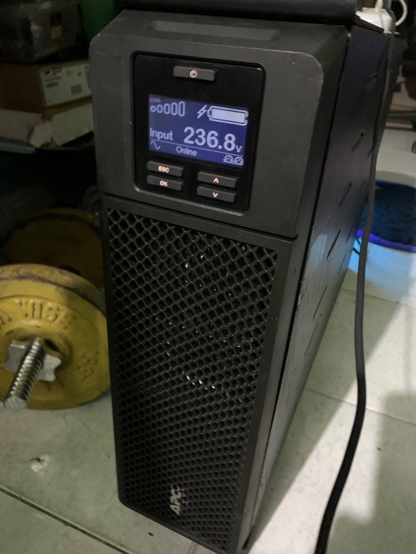 UPS APC 5KVA Model SRT5KXLI, Computers & Tech, Office & Business ...