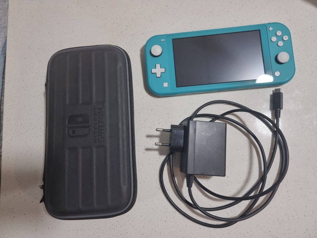 Used Nintendo Switch Lite Turquoise, Video Gaming, Video Game Consoles ...