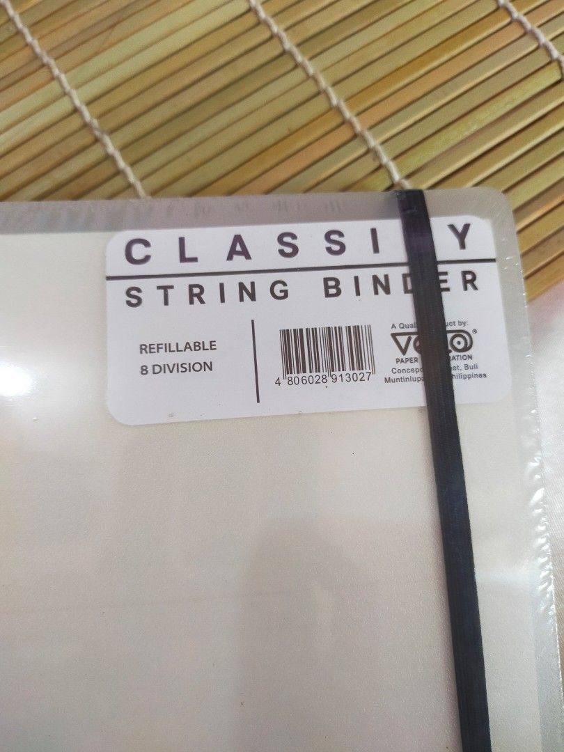 Veco String Binder, Hobbies & Toys, Stationary & Craft, Stationery ...