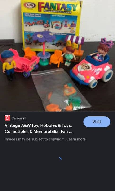 Vintage a&w toys, Hobbies & Toys, Collectibles & Memorabilia, Vintage ...