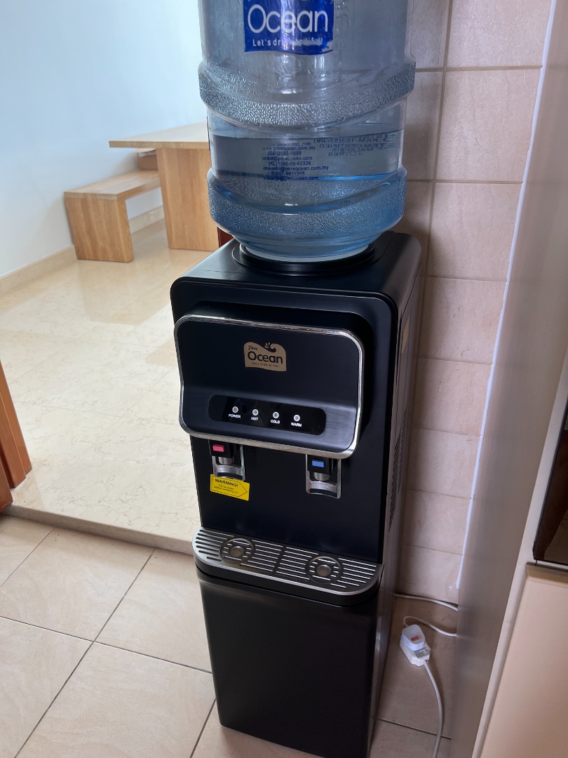 Wooden Dispenser Stand 32.8 Inch Wood Water Dispenser Stand - 2 Shelf ...