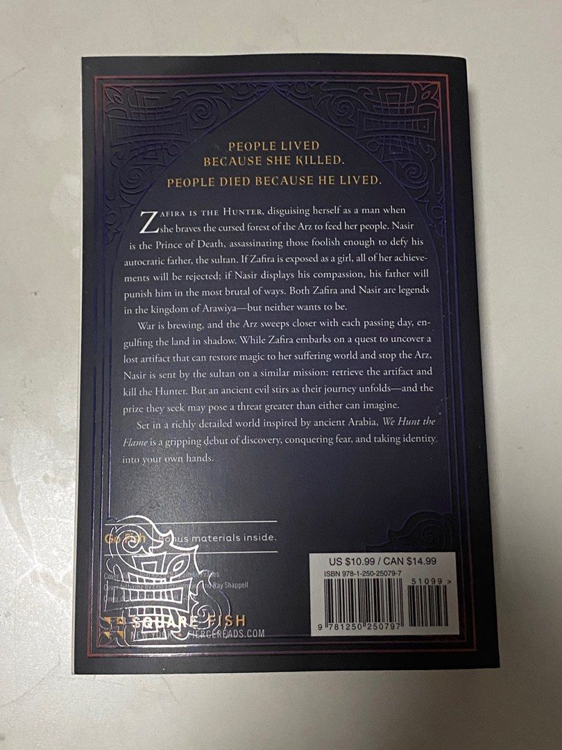 [BOOK] We Hunt the Flame , Hobbies & Toys, Books & Magazines, Fiction ...