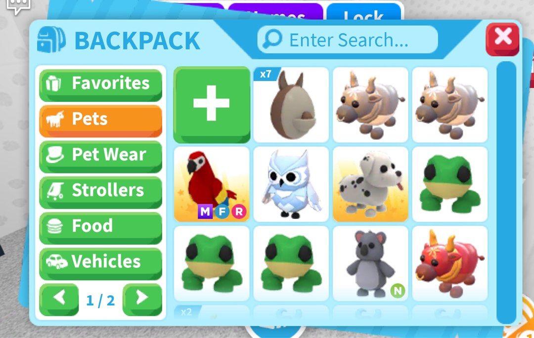 WTS LFB ADOPT ME MEGA FLY RIDE PARROT, Video Gaming, Gaming Accessories ...