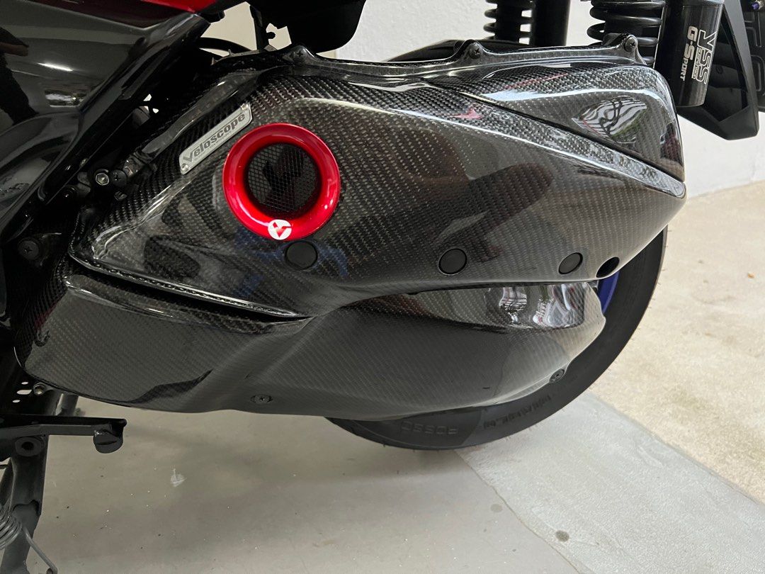 Xmax Airfilter +CVT original by yogamotoshop ori carbon Kevlar. NOT ...